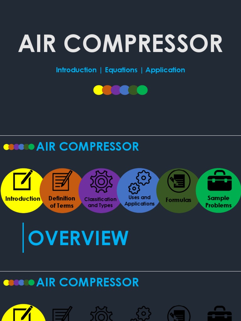 Air Compressor: Introduction - Equations - Application | PDF | Gases ...