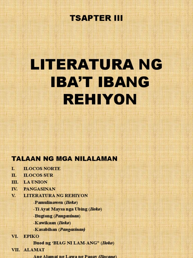 Report Sa Fil 101 | PDF