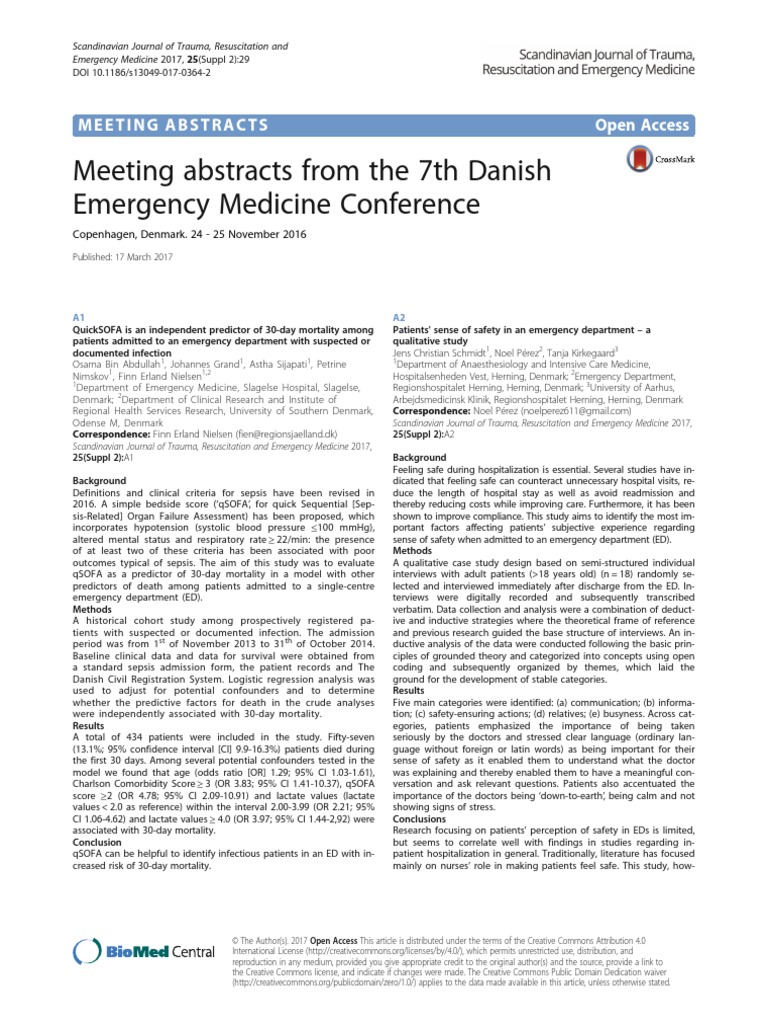 Meeting Abstracts From The 7th Danish Emergency Medicine Conference ...