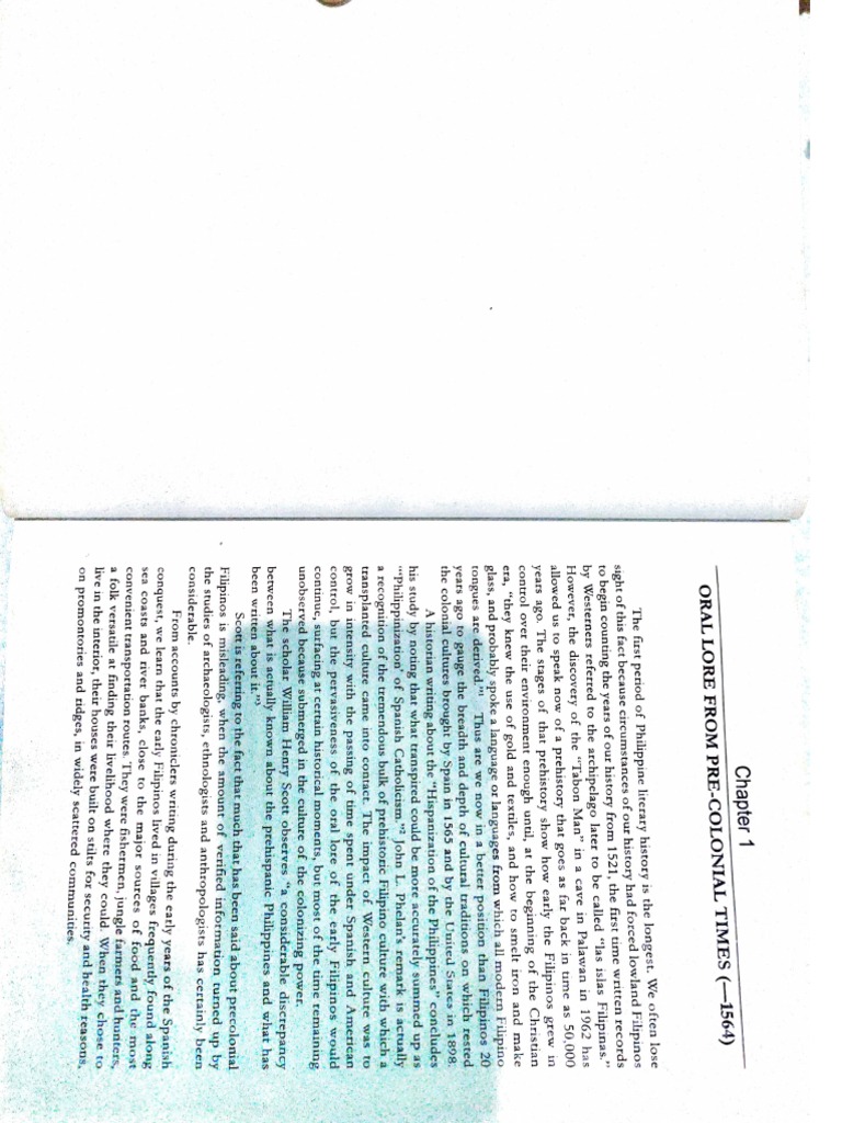 Philippine Lit History N Anthology Lumbera-Lumbera CH 1-2 | PDF