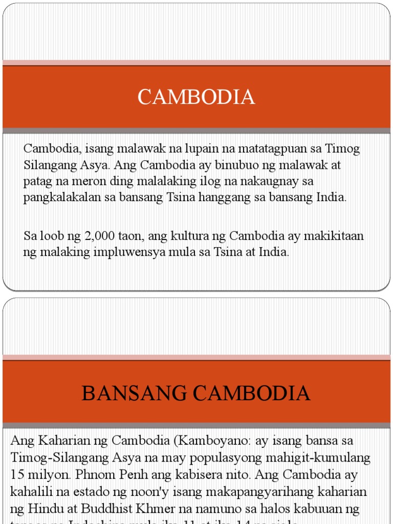 CAMBODIA | PDF