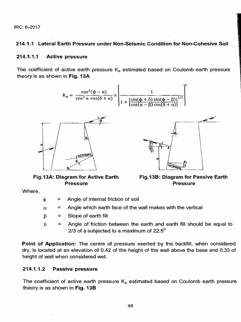 Active Earth Pressure | PDF