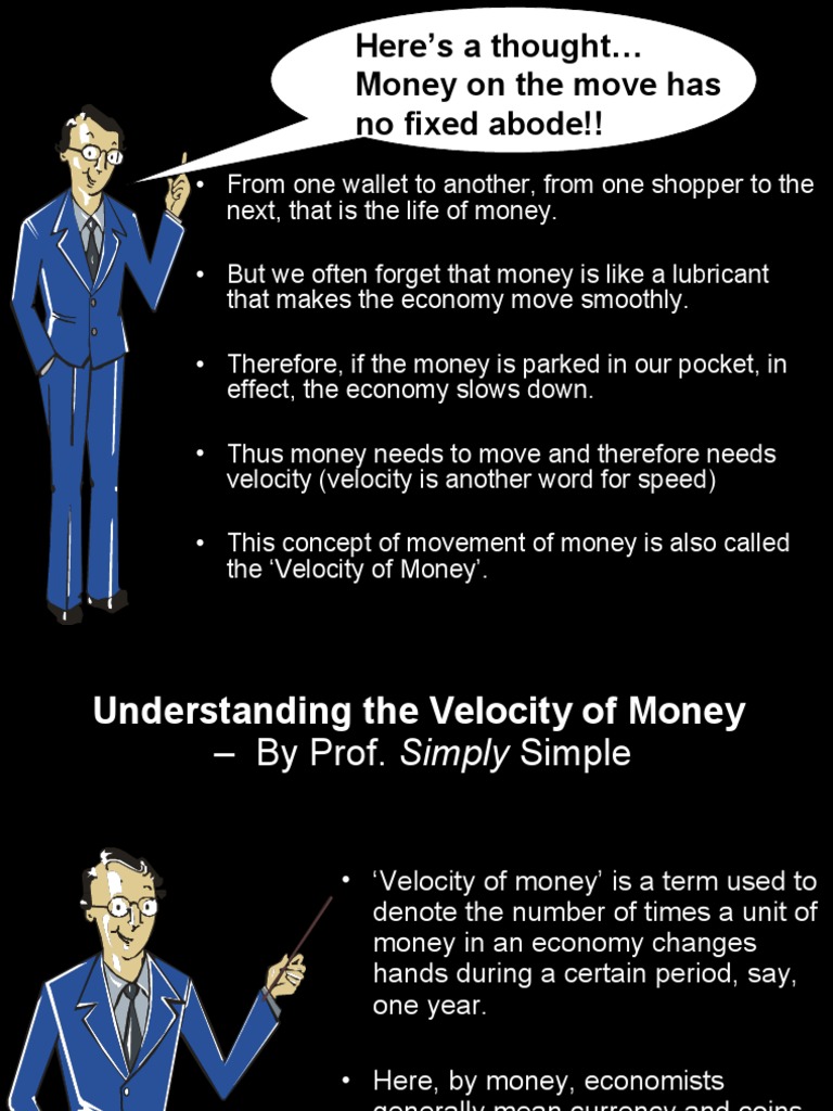Here's A Thought Money On The Move Has No Fixed Abode!! | PDF | Money ...