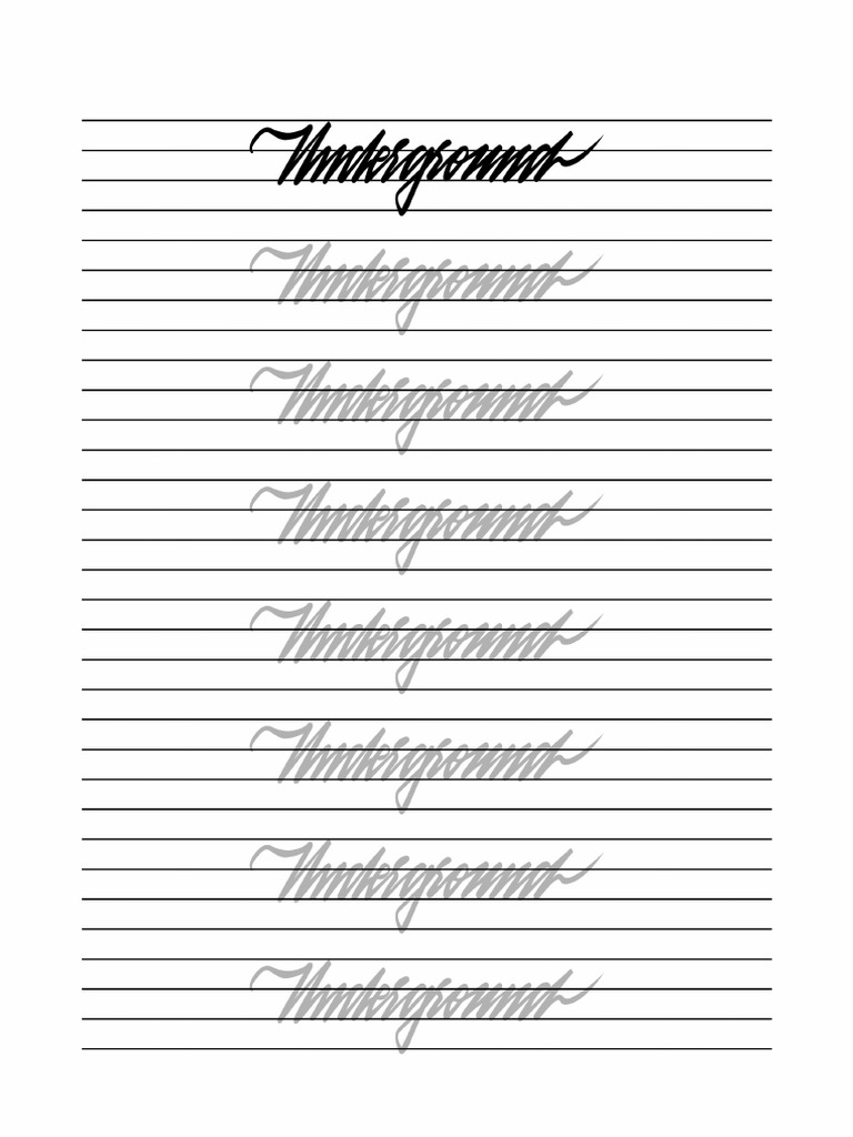 Calligraphy Allen Visses | PDF