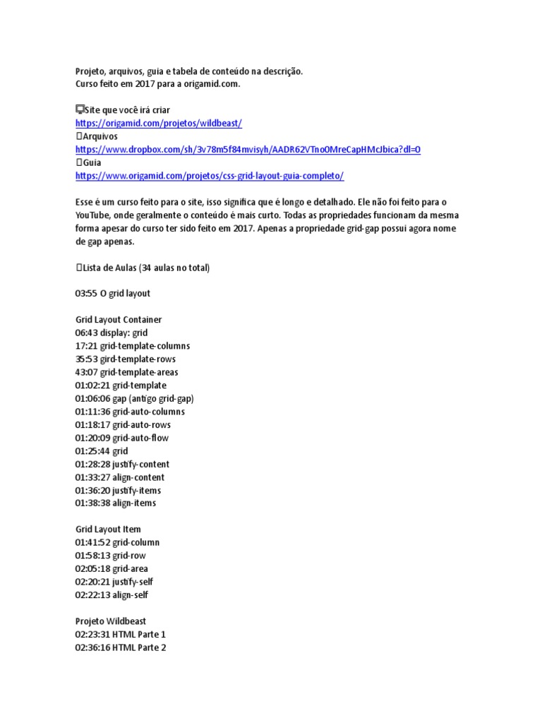 ? CSS Grid Layout - Curso Completo | PDF ? CSS Grid Layout - Curso Completo | PDF