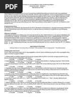 Filipino 11 - Week 2 Quarter 2 | PDF