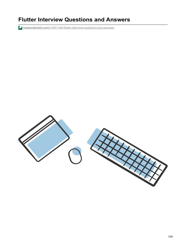 Flutter Interview Questions and Answers | PDF | Variable (Computer Science) | Computer Programming