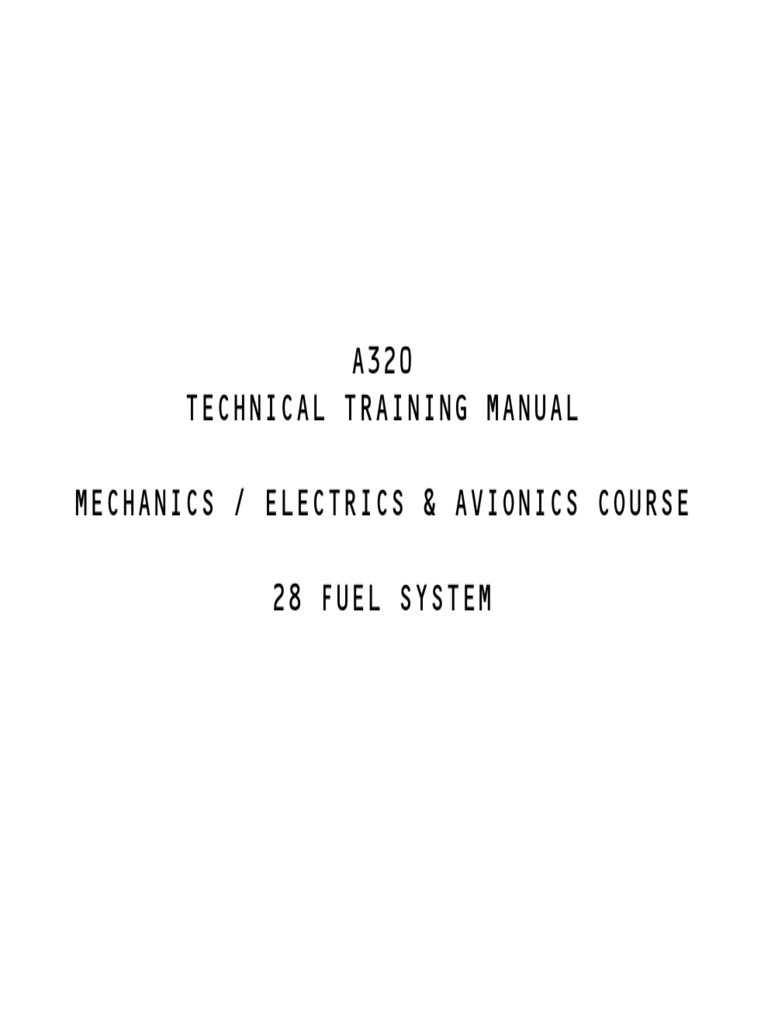A320 Fuel System Overview and Training | PDF | Valve | Pump