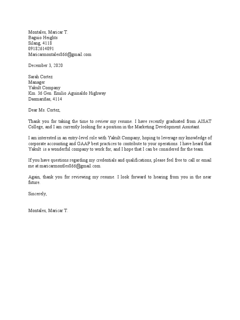 Inquiry Letter Purposive Communication Module 9 | PDF