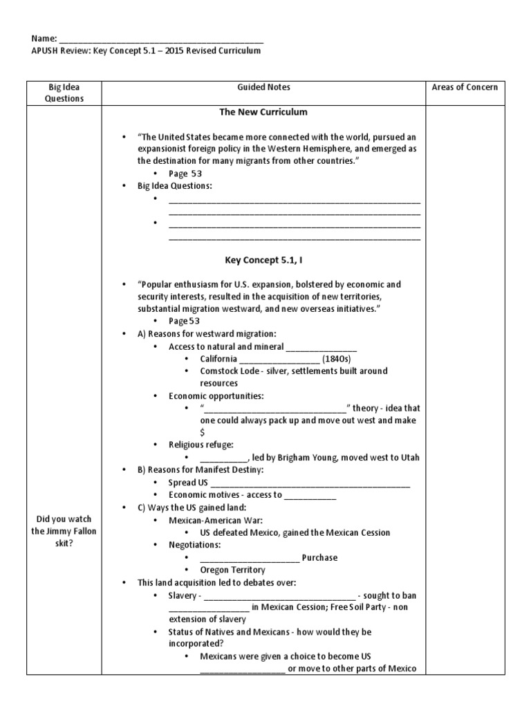 Apush Notes Civil War | PDF | Reconstruction Era | Abolitionism In The ...