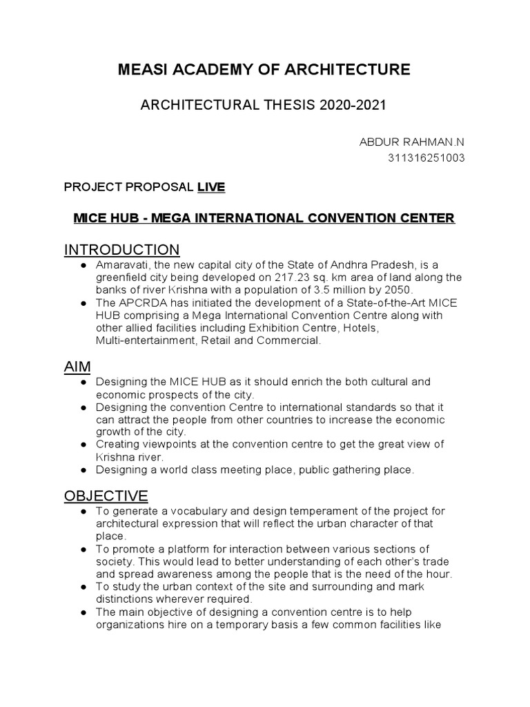 Measi Academy of Architecture: Architectural Thesis 2020-2021 | PDF ...