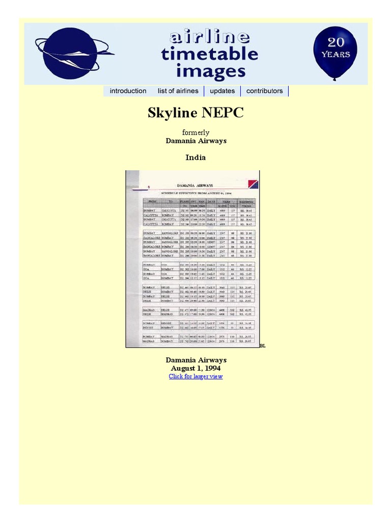 Skyline NEPC - Damania Airways | PDF