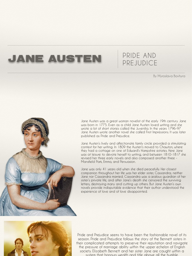 Jane Austen Pride and Prejudice | PDF | Pride And Prejudice | Jane Austen