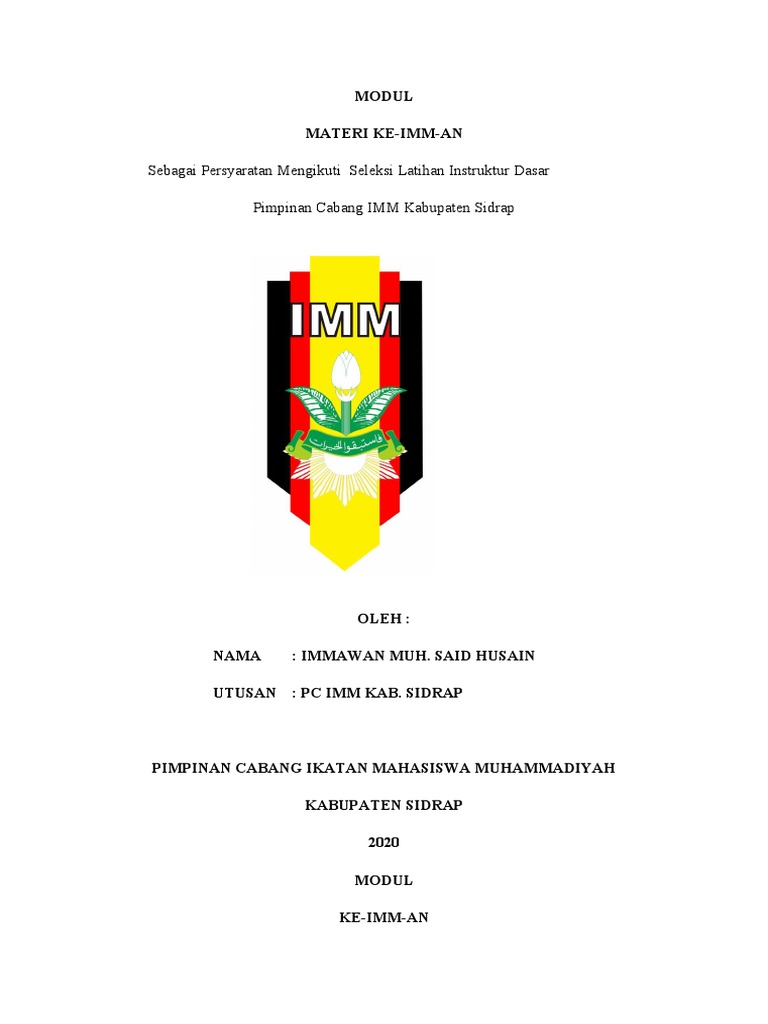 MODUL Ke IMM 1 | PDF