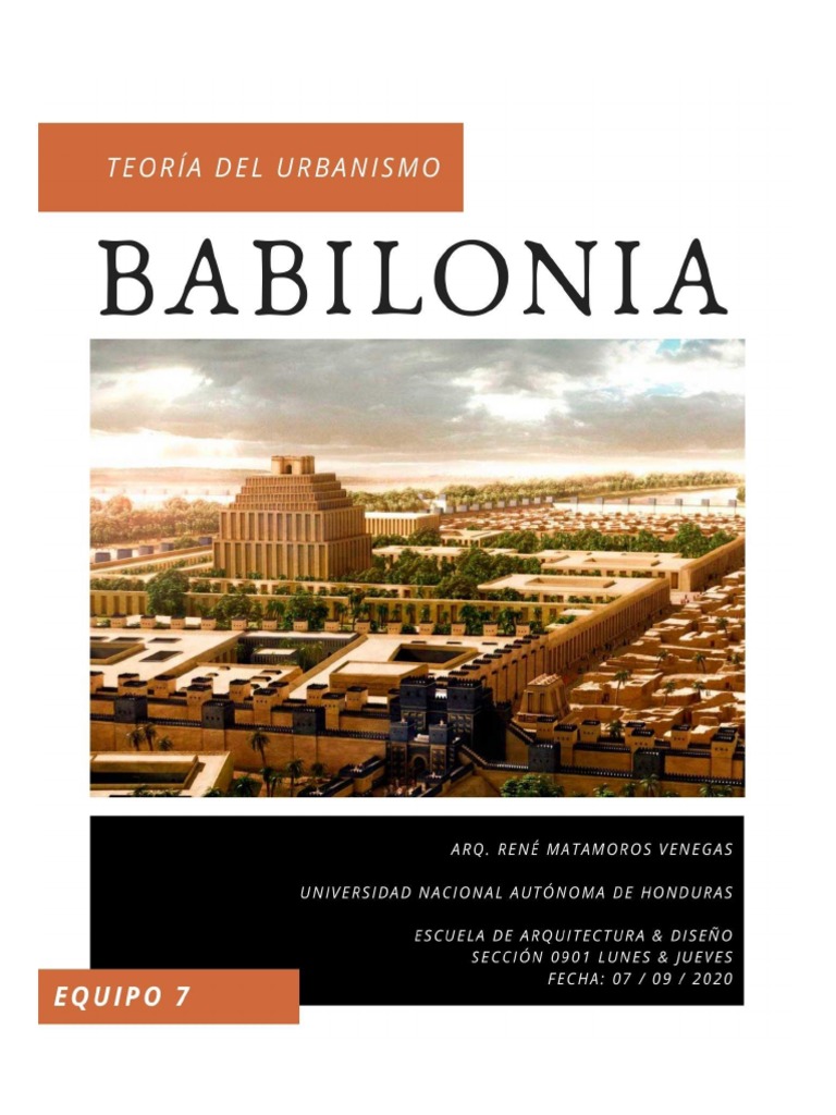 Análisis Ciudad De Babilonia Pdf Babilonia Mesopotamia