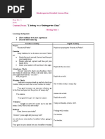 Detailed Lesson Plan (Counting Numbers 1-10) ) | PDF | Lesson Plan ...