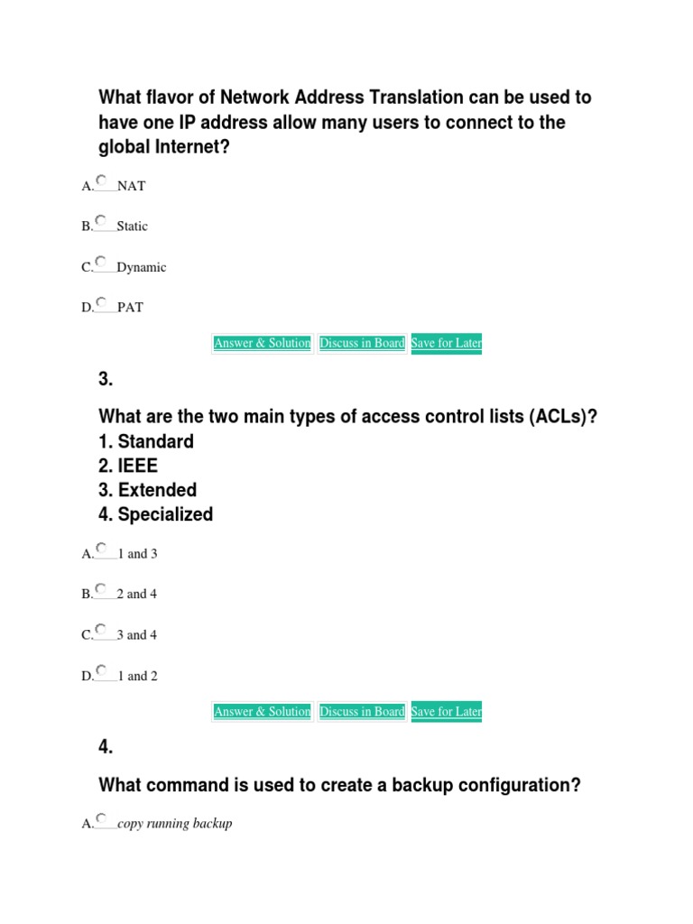 A. NAT: Answer & Solution Discuss in Board Save For Later | PDF