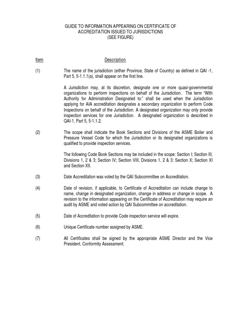 Certificate of Accreditation Guide | PDF | Government | Business