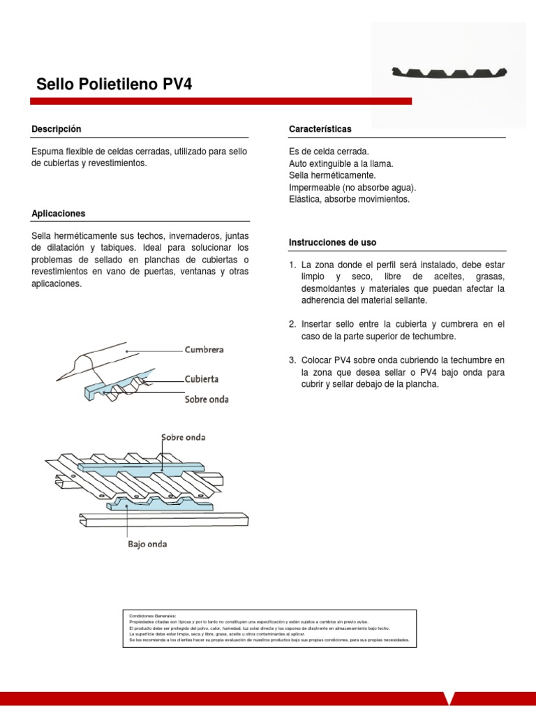 Sello PV4 | PDF | Química | Materiales