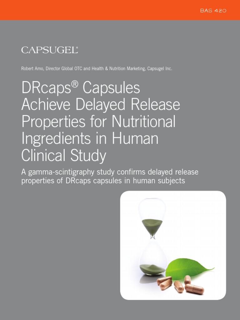 DR Caps Technology | PDF | Tablet (Pharmacy) | Dietary Supplements