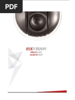 Hikvision IP Camera Comparison Selection Chart | PDF | Camera | Frame Rate