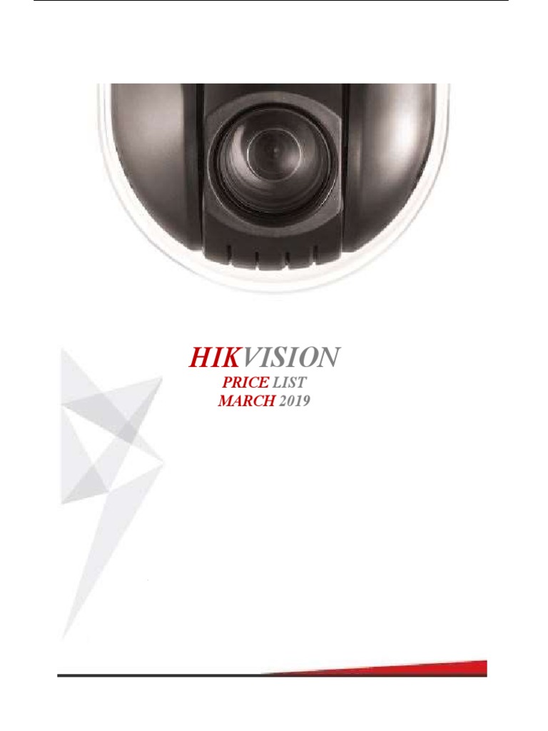 Hikvision Price List | PDF | Hdmi | Pixel