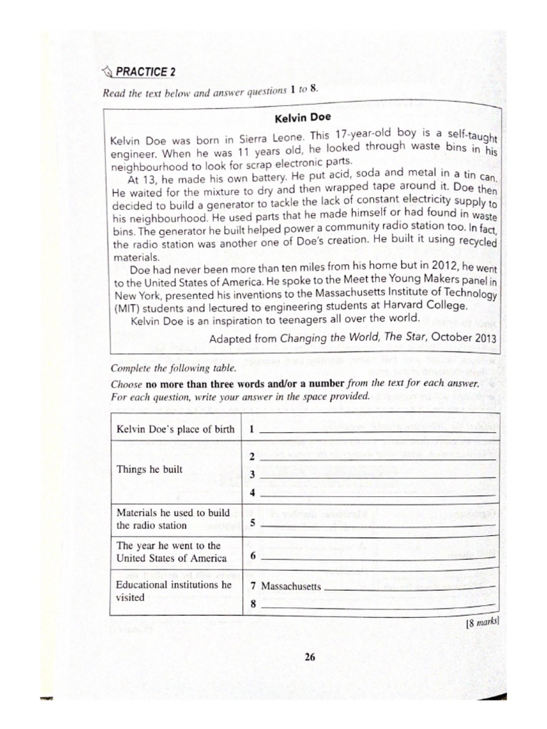 Sarah's Exercises | PDF