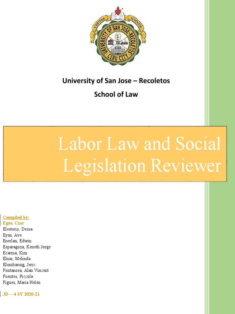 Labor Law Review Project. Coach JKL - Reviewed | PDF | Employment ...