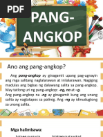 Pang Angkop Worksheet Gabay - PH | PDF