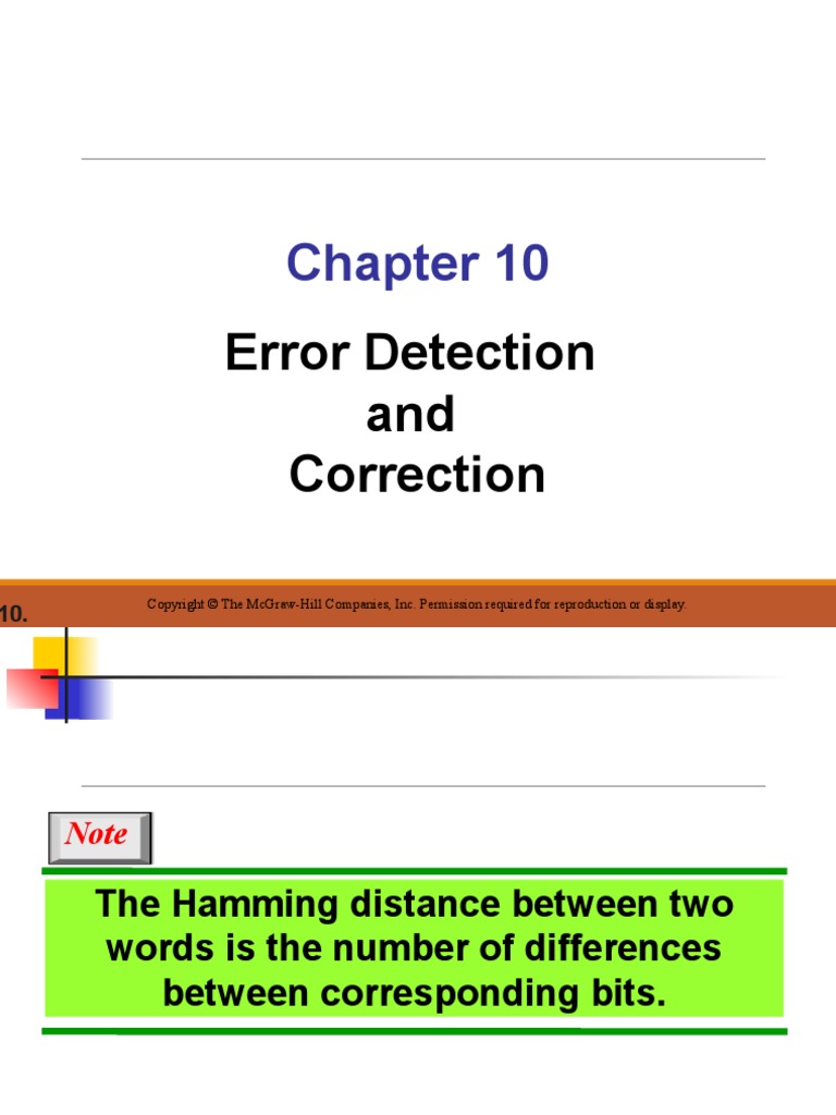 Error Detection and Correction | PDF | Teaching Mathematics | Theoretical Computer Science