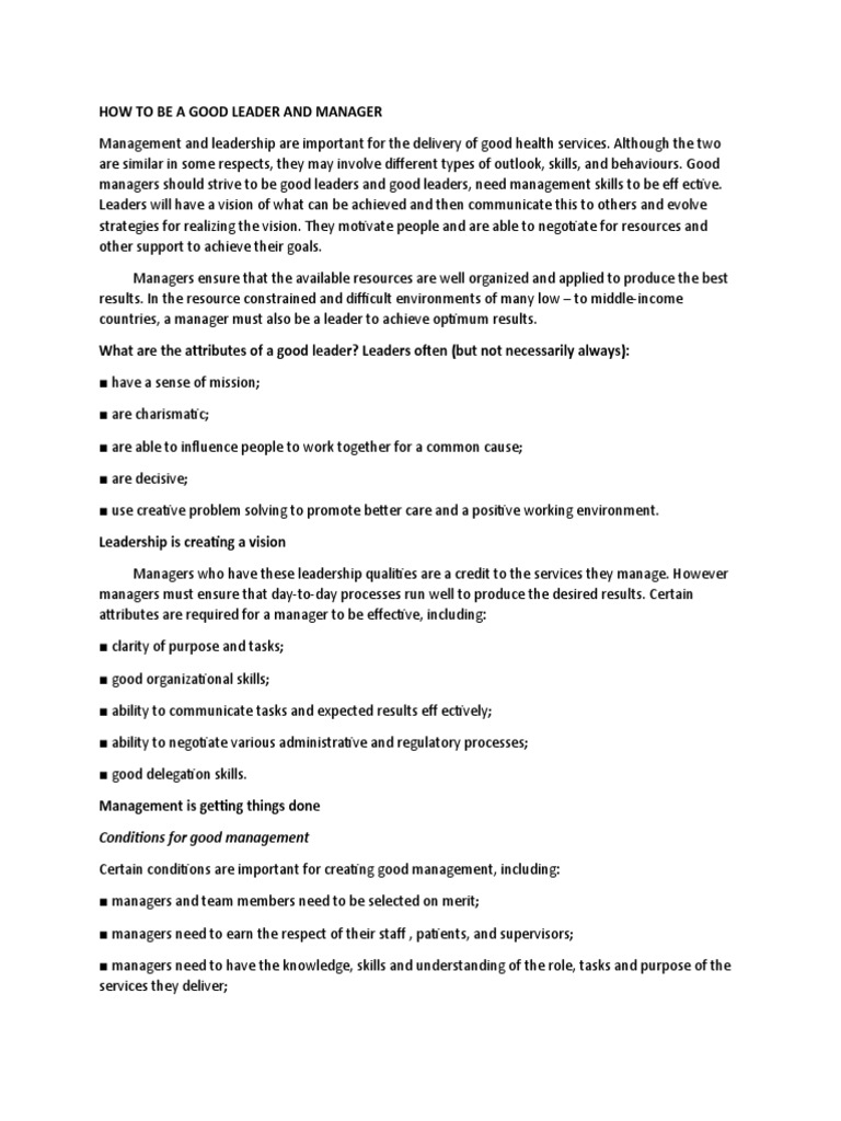 Leadership & Management in Healthcare | PDF | Career & Growth