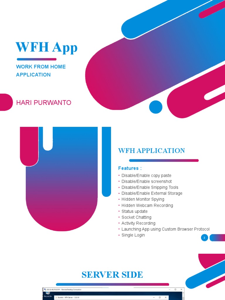 WFH Application | PDF