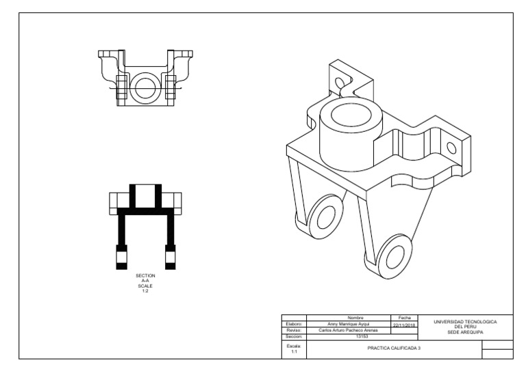 DPI Dibujo Con Vistas | PDF