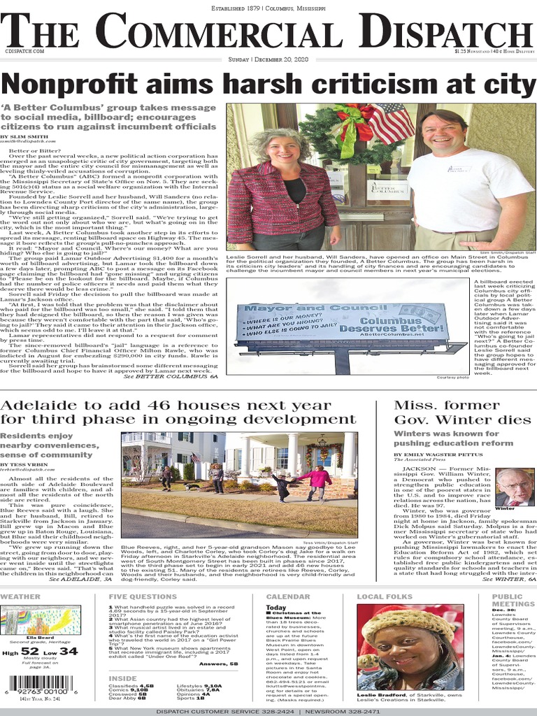 Commercial Dispatch Eedition 12-20-20 | PDF