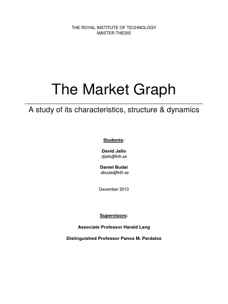 The Market Graph | PDF | Vertex (Graph Theory) | Combinatorics