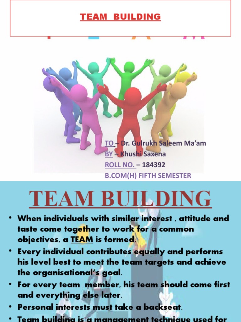 Story On Team Building | PDF
