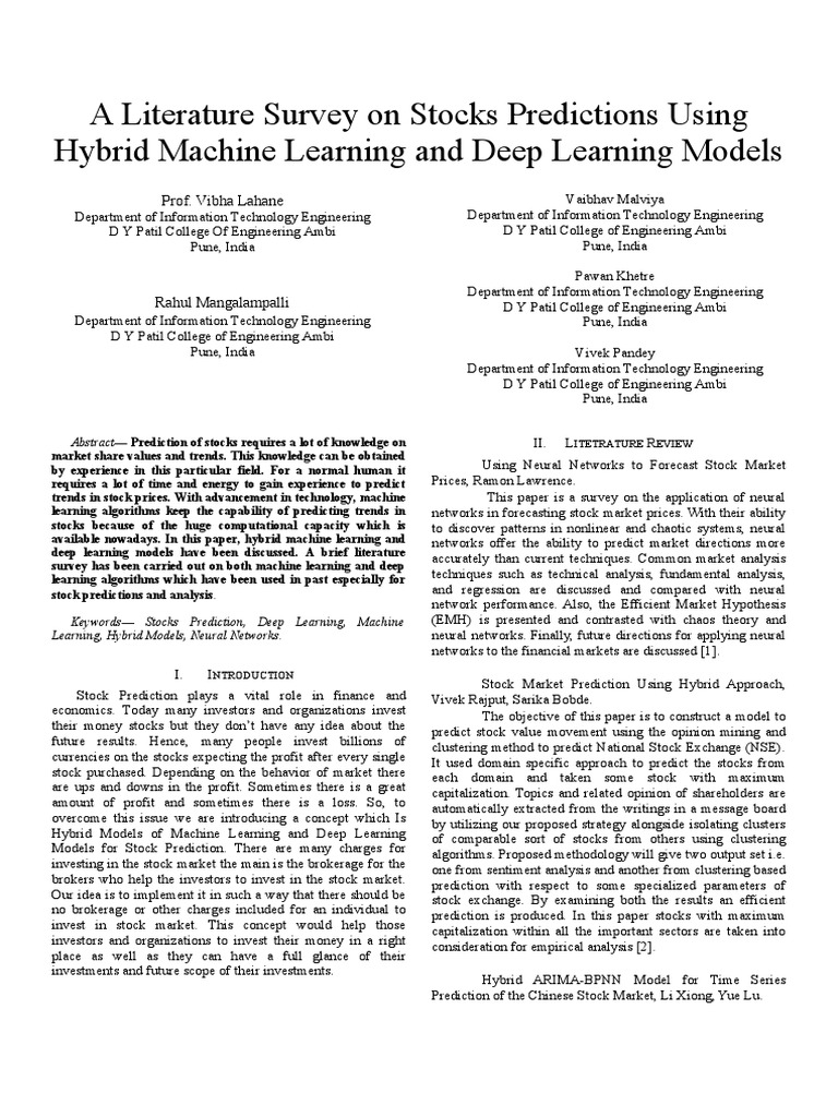 IJERTV8IS100002 | PDF | Deep Learning | Artificial Neural Network
