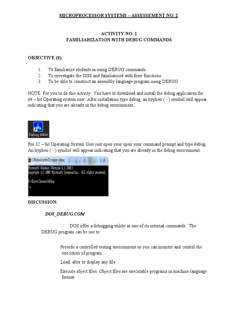 Week008-Microprocessor Systems Assessement 2 | Download Free PDF | Assembly Language | Computer ...