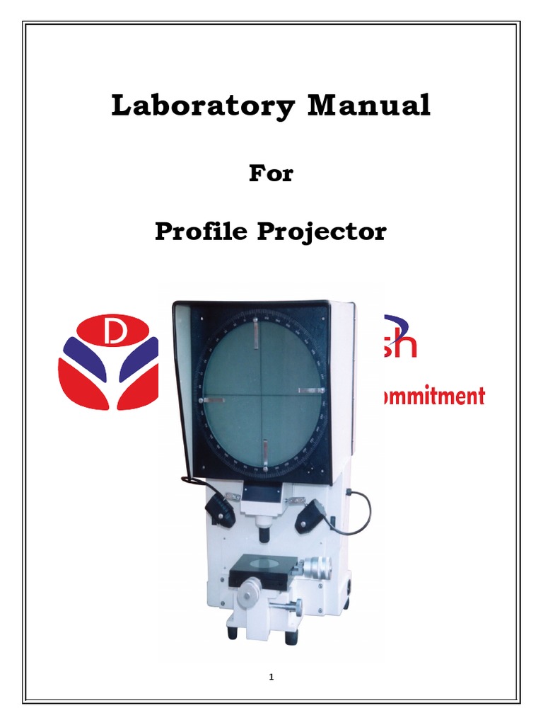 Profile Projector 300 Small Final 2020 | PDF | Scientific Observation ...