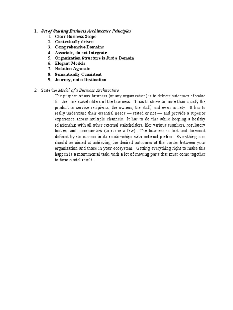 Strategic Business Analysis 6 | PDF