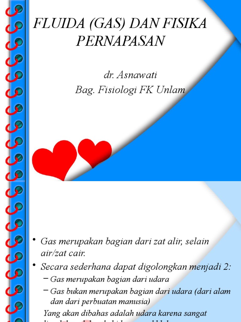 Fluida (Gas) Dan Fisika Pernapasan | PDF