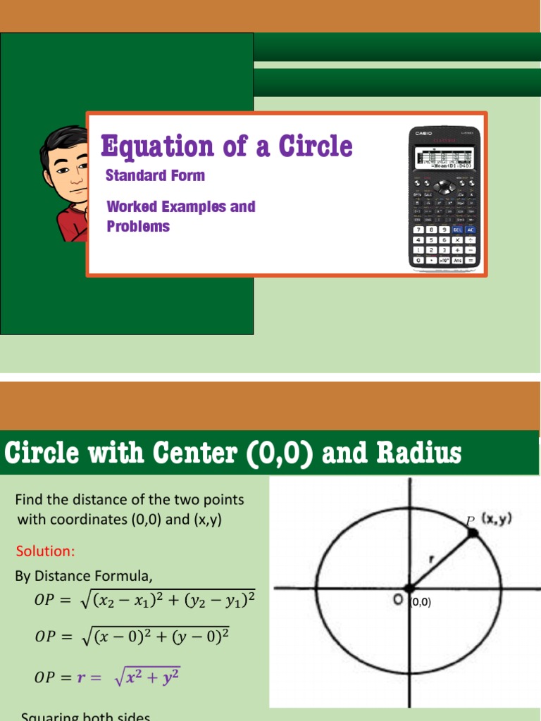 Standard Form of Circle Equations | PDF | Teaching Methods & Materials