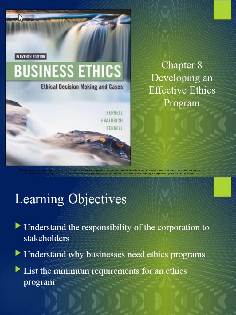 Developing An Effective Ethics Program | PDF | Regulatory Compliance ...