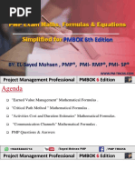 PMP Formula Pocket Guide | PDF | Depreciation | Business Economics
