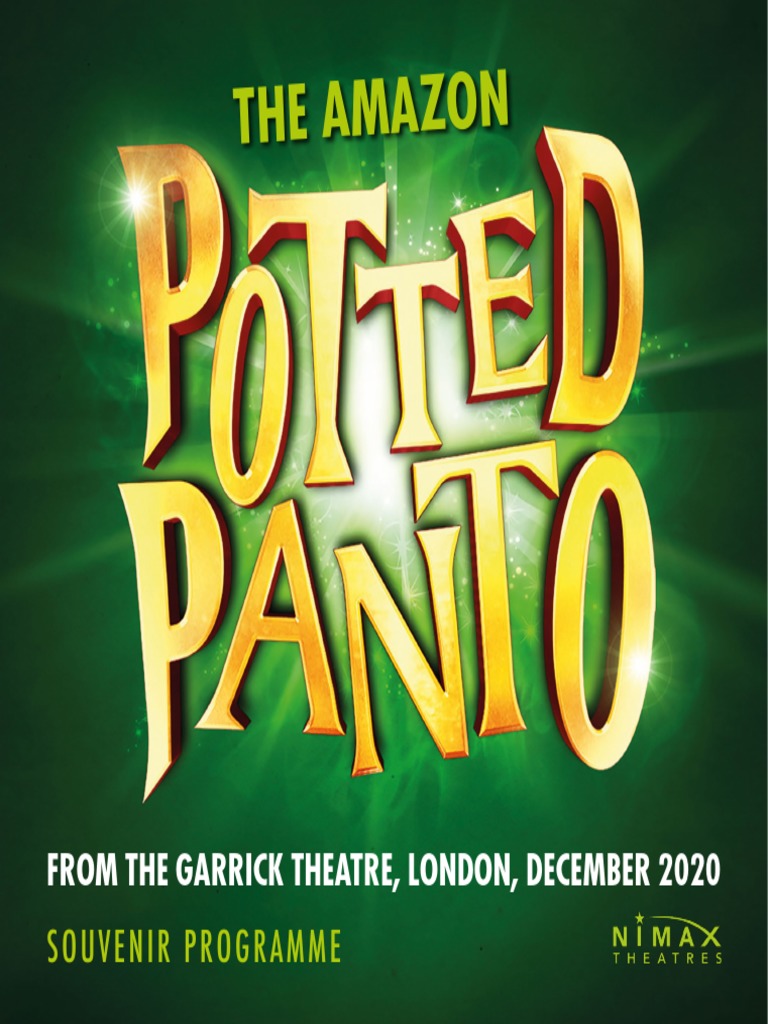 Potted Panto Programme Amazon | PDF | West End Theatre | Entertainment