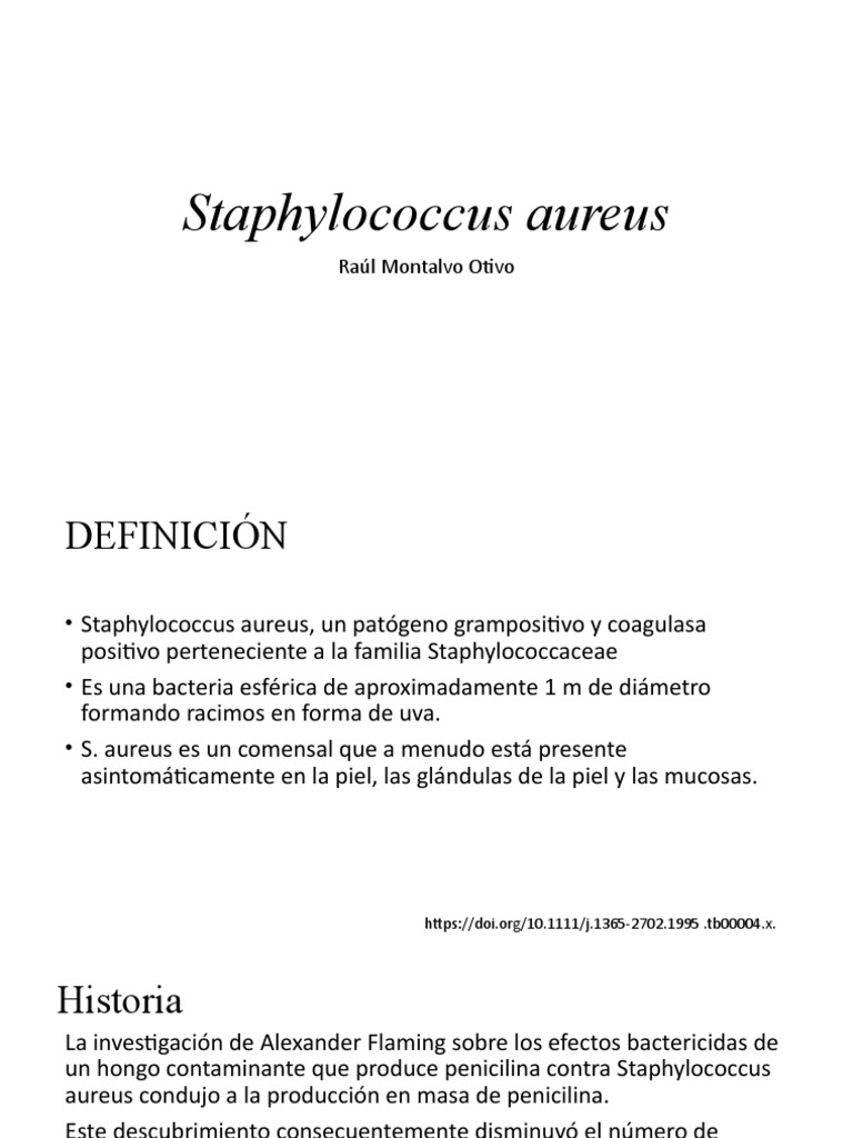 Staphylococcus Aureus | PDF | Staphylococcus Aureus | Penicilina
