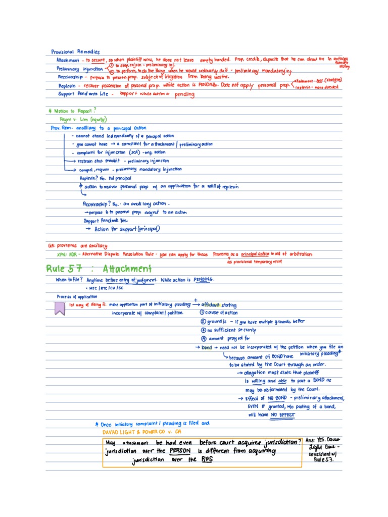 18 - Rule 57 - Attachment | PDF | Writ | Complaint