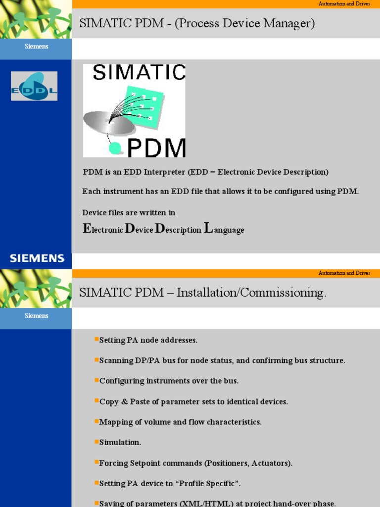 SIMATIC PDM - (Process Device Manager) | PDF | Systems Engineering ...