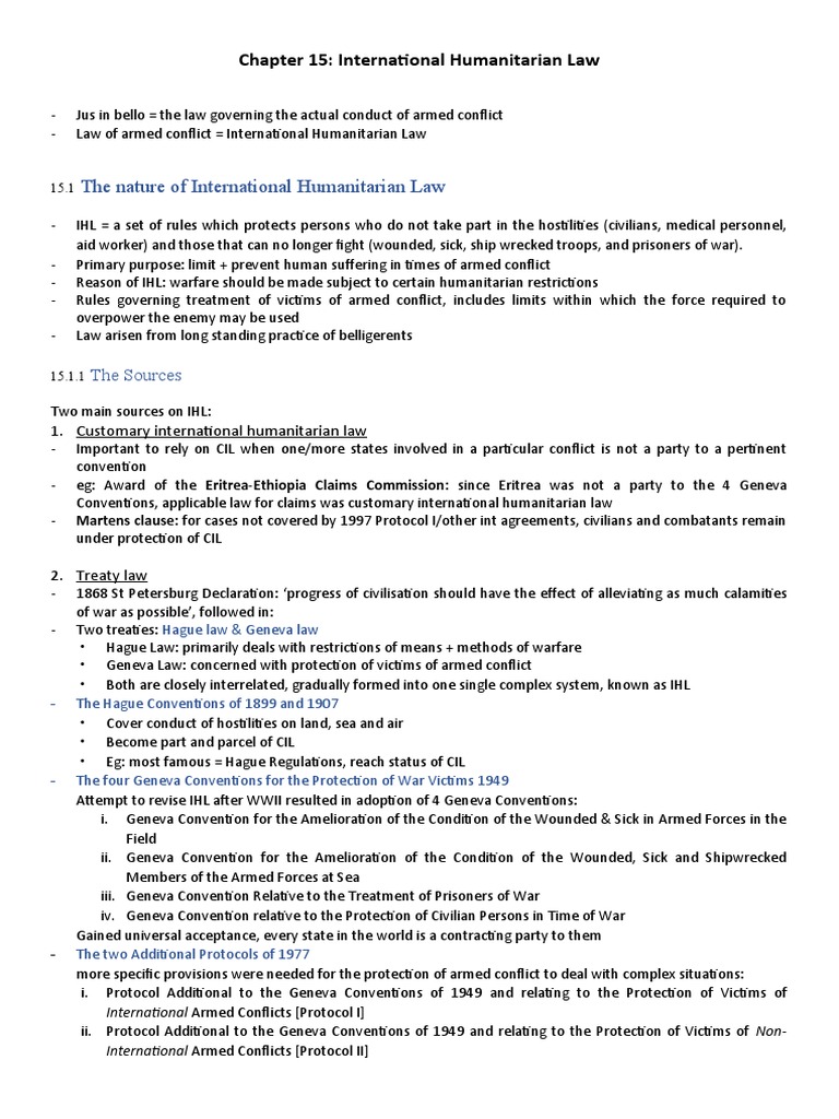 International Humanitarian Law | PDF | International Humanitarian Law ...
