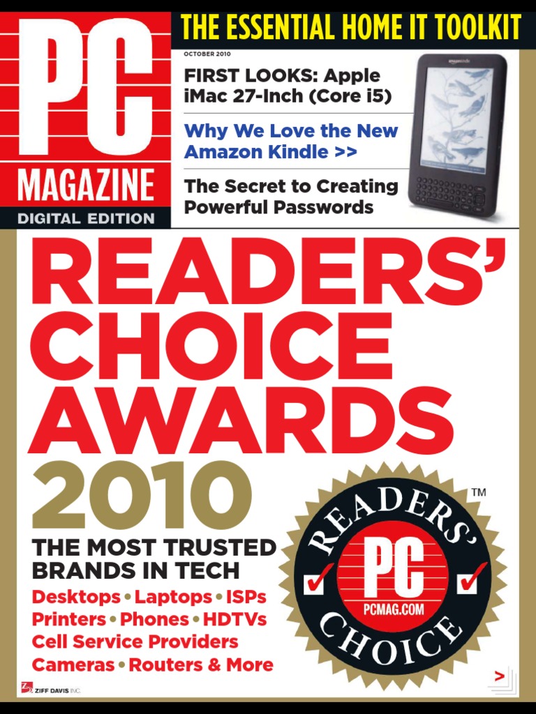 PC Magazine-October 2010 | PDF | Amazon Kindle | I Pod